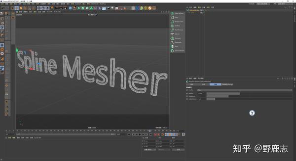 链条绳索轻松搞定，简单易用的C4D样条插件Respline及使用教程： - 知乎