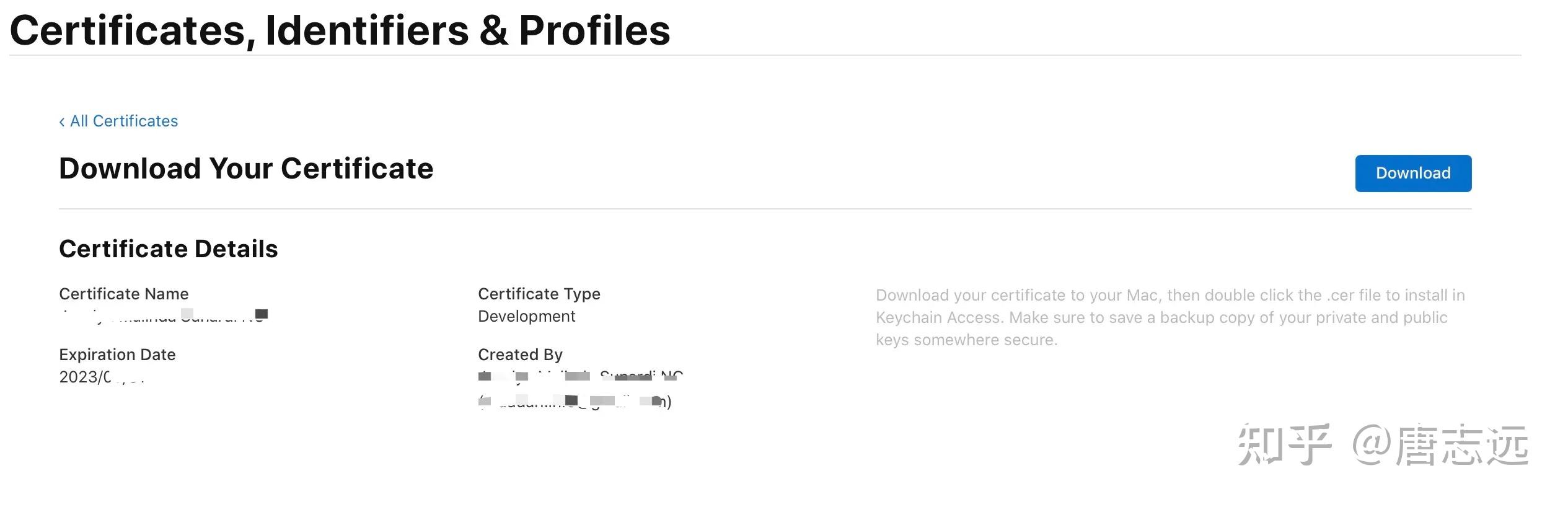 iOS证书(.p12)和描述文件(.mobileprovision)申请 | 唐志远の博客 - 知乎