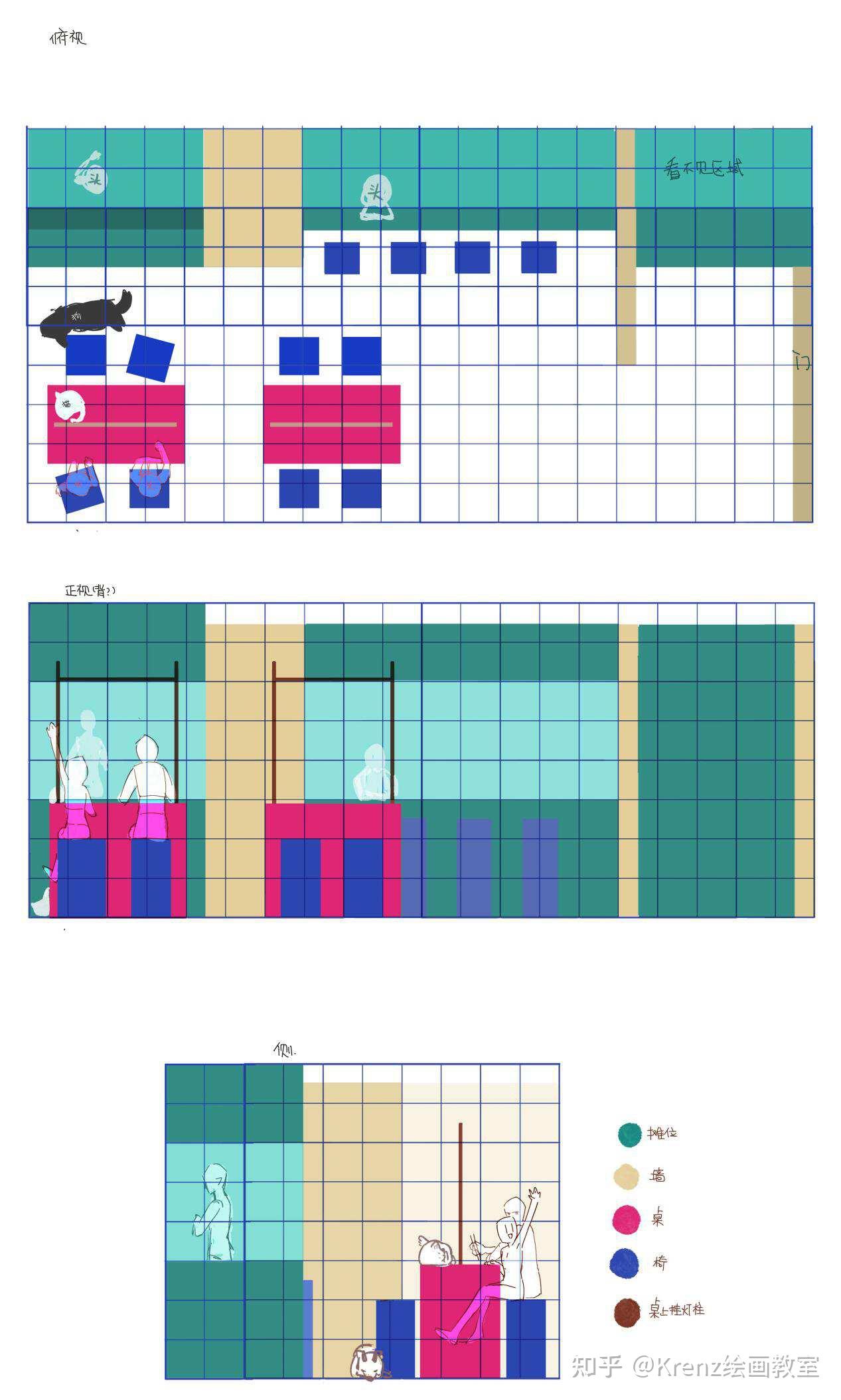 Krenz绘画教室【优秀作业心得】基础透视与结构-0144 - 知乎