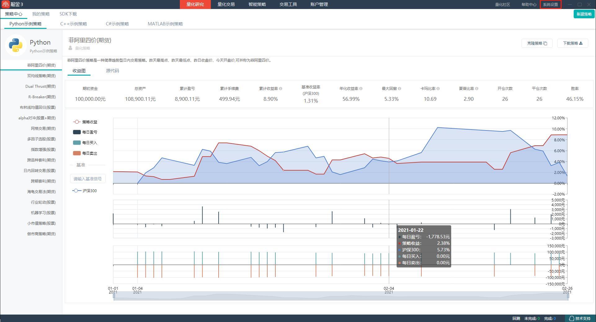 VeighNa发布v3.3.0 - 掘金仿真交易接口 - 知乎
