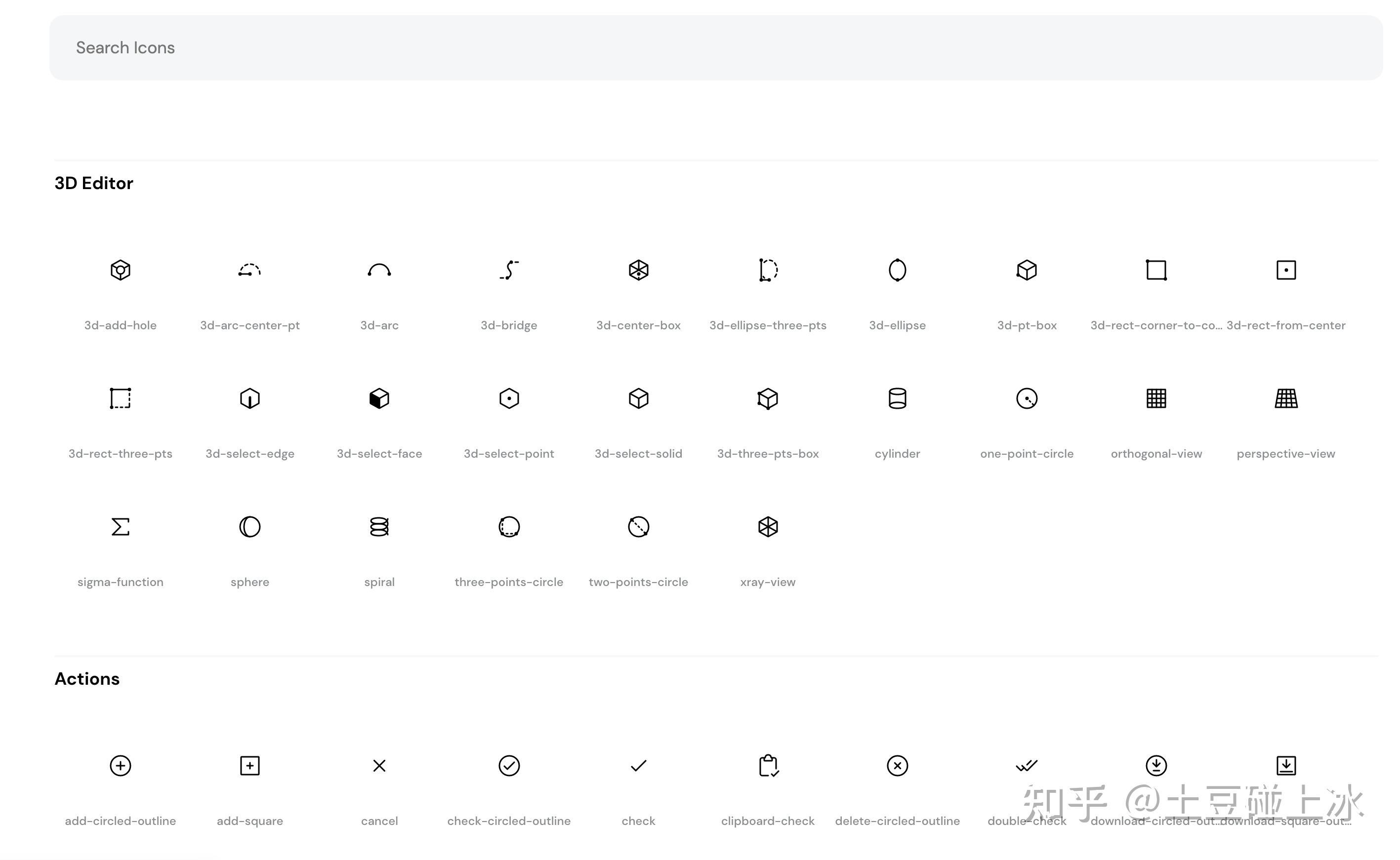 常用字体图标库 - 知乎