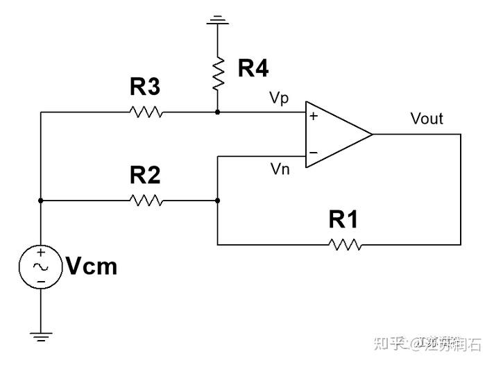 理解运放电路的共模抑制比CMRR - 知乎