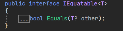 C#内建接口：IEquatable泛型 - 知乎
