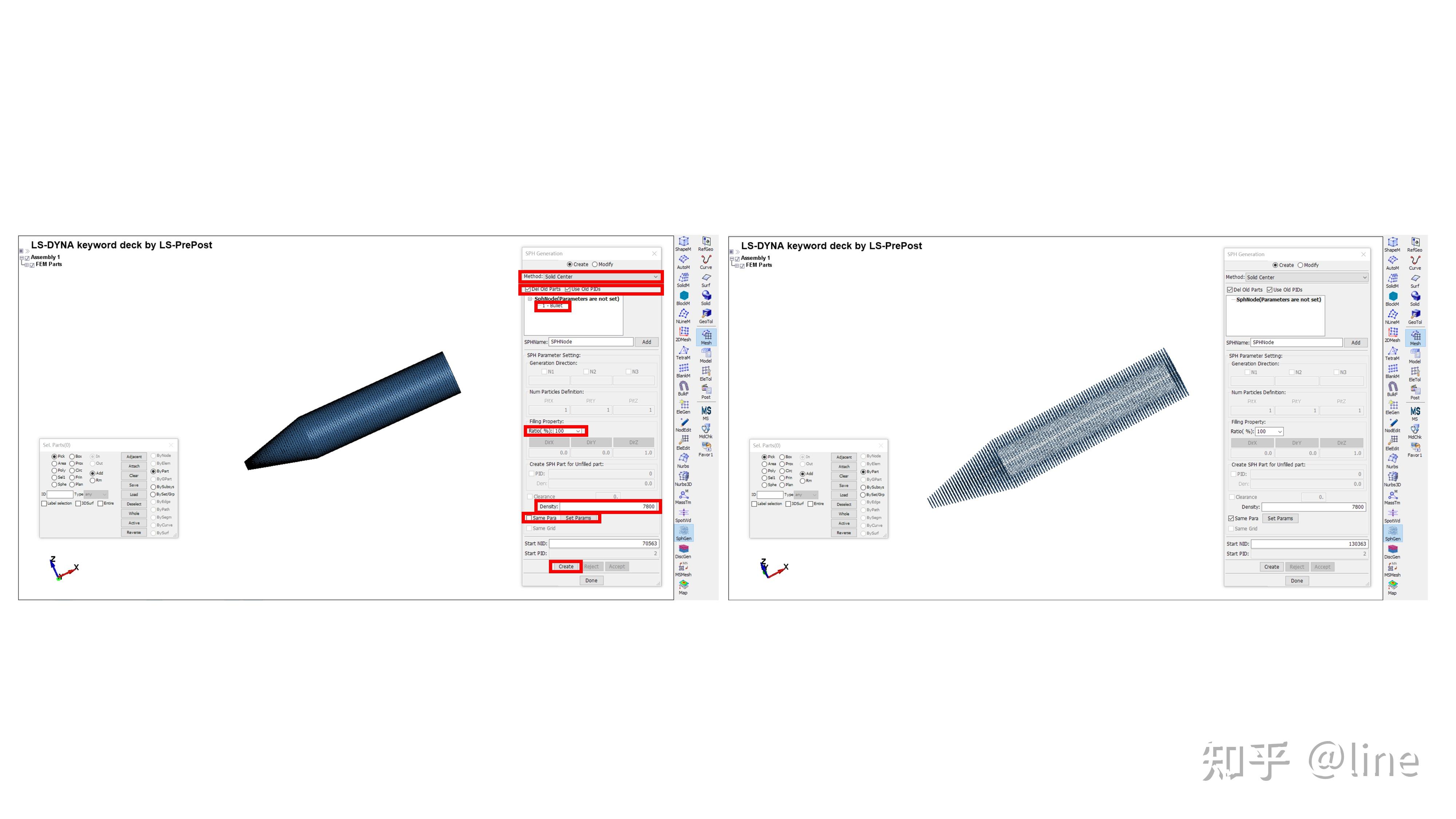 LS-DYNA网格划分（八）：LS-PrePost—无网格划分功能，SPH粒子的生成 - 知乎