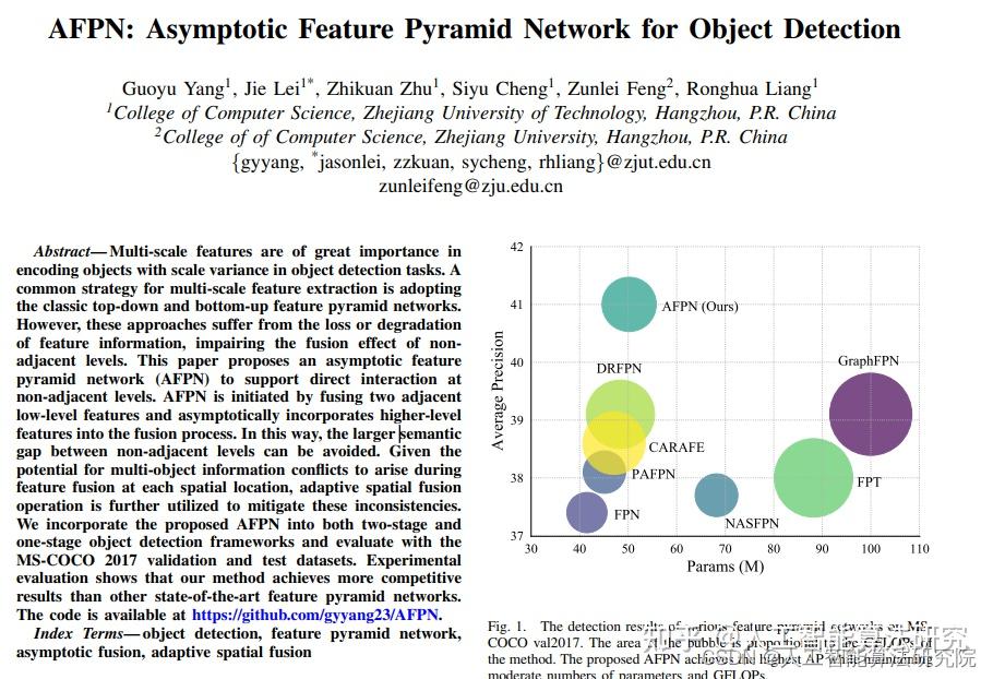 YOLOv8/YOLOv7/YOLOv5/YOLOv4/Faster-rcnn系列算法改进：添加渐近特征金字塔网络（AFPN模块） - 知乎