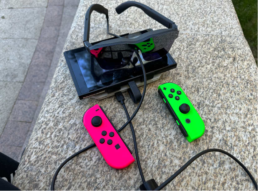 【深度测评】Switch最强拍档——当AR眼镜遇上《超级马力欧惊奇》，雷鸟Air2是否爽玩Switch？如何在户外开启SwitchTV模式畅快玩耍？