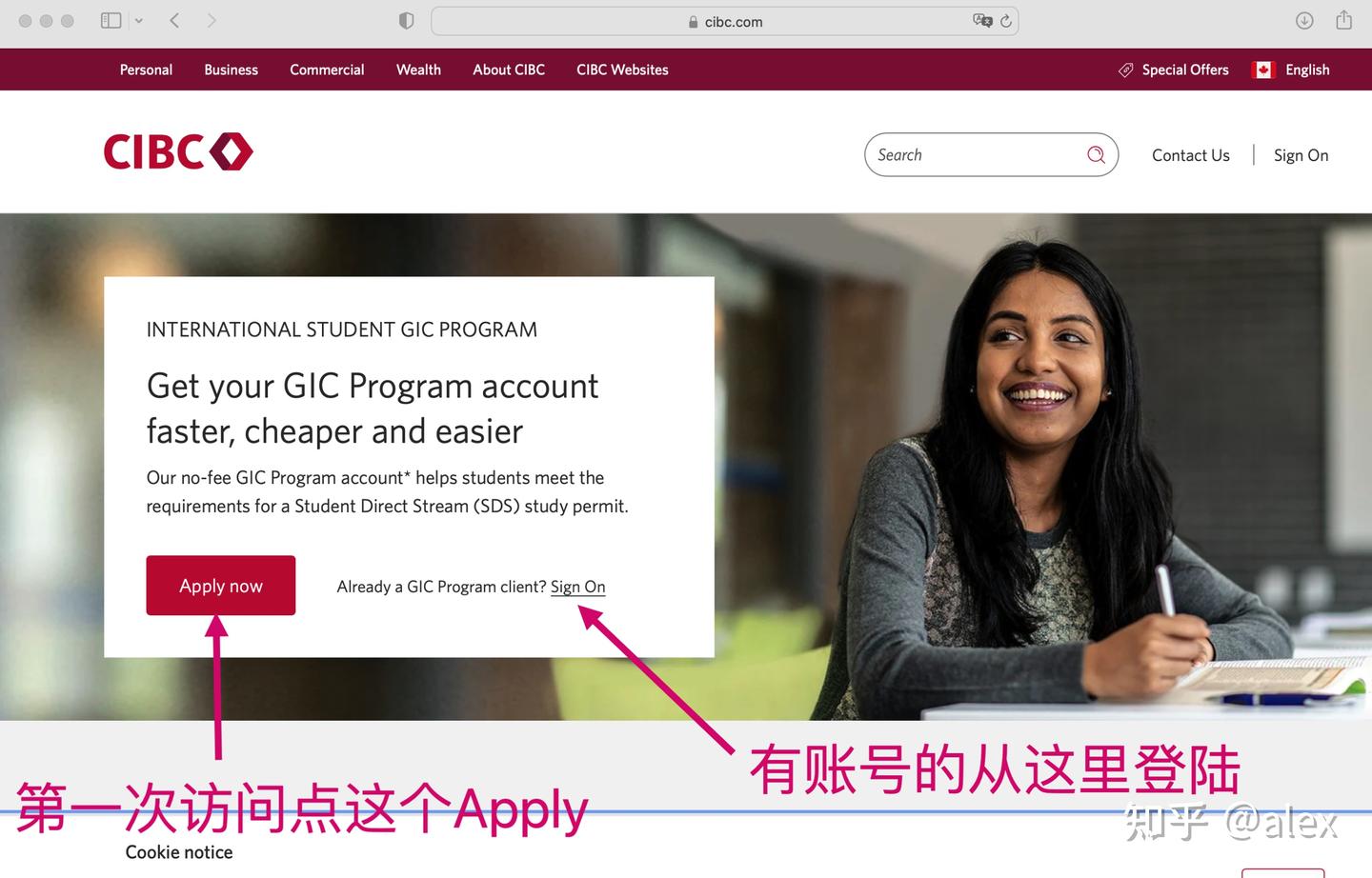（避坑）加拿大学签GIC申请流程分享（2024年2月29日更新，CIBC银行GIC申请流程.GIC金额已经要求提升到最少20635加币） - 知乎