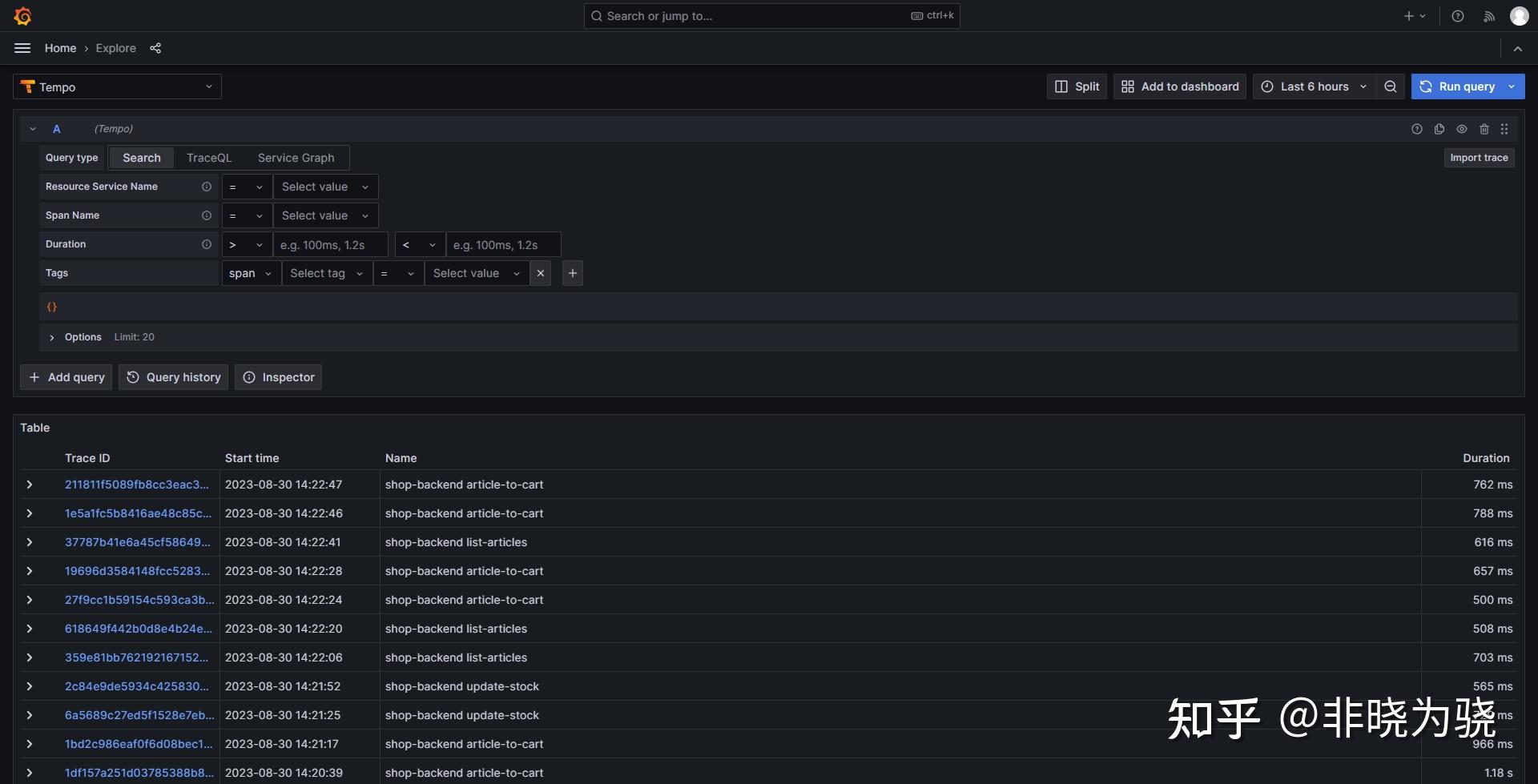 【GO】LGTM_Grafana_Tempo(2) --- 官方用例改后实操 - 知乎