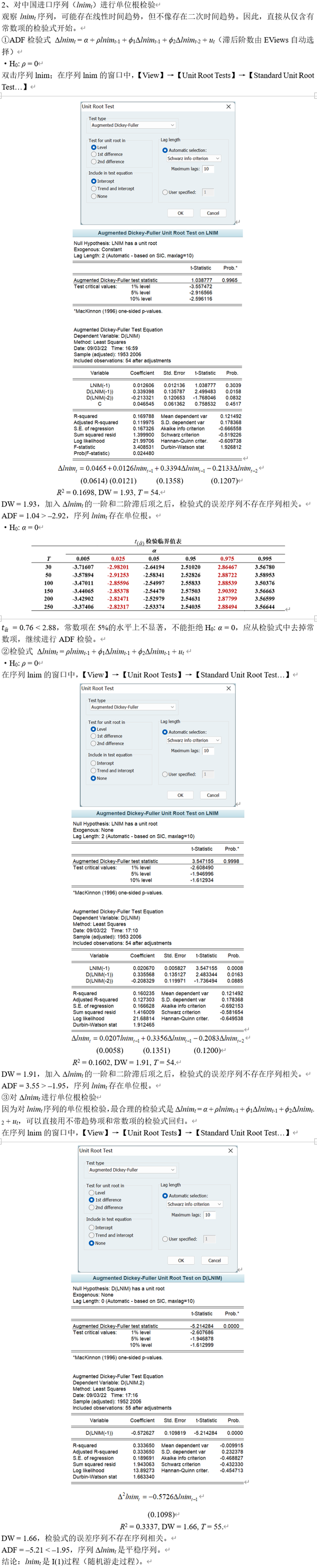 应用时间序列分析（四）：单方程误差修正模型 EViews操作指南 - 知乎