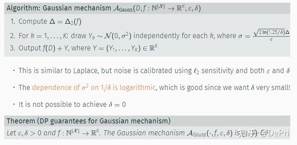 3. (ε,δ)-DP：Gaussian Mechanism - 知乎
