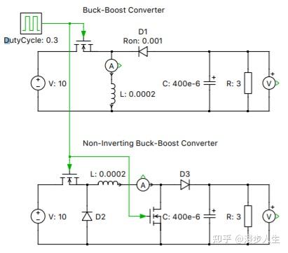 PLECS 应用示例（18）：降压-升压转换器（Buck-Boost Converters） - 知乎