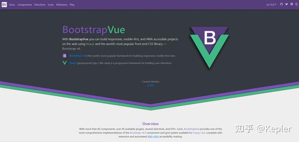 收集22种开源Vue模板和主题框架「干货」 - 知乎