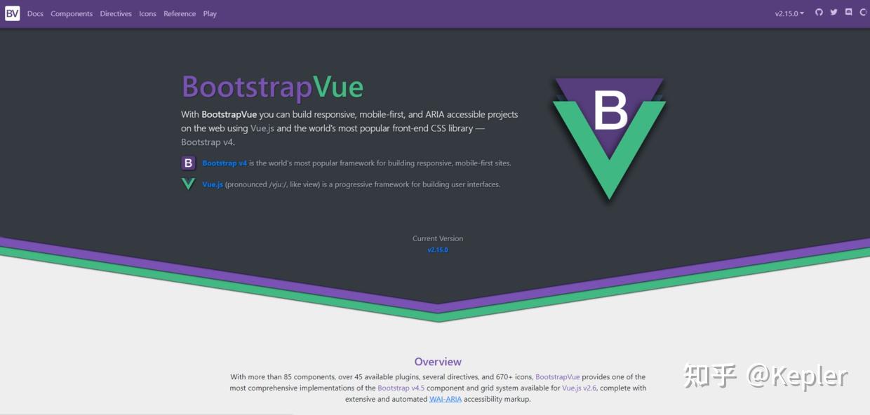 收集22种开源Vue模板和主题框架「干货」 - 知乎