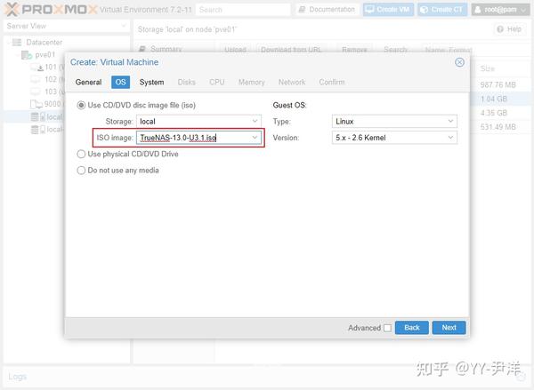 Proxmox VE（PVE）安装TrueNAS - 知乎