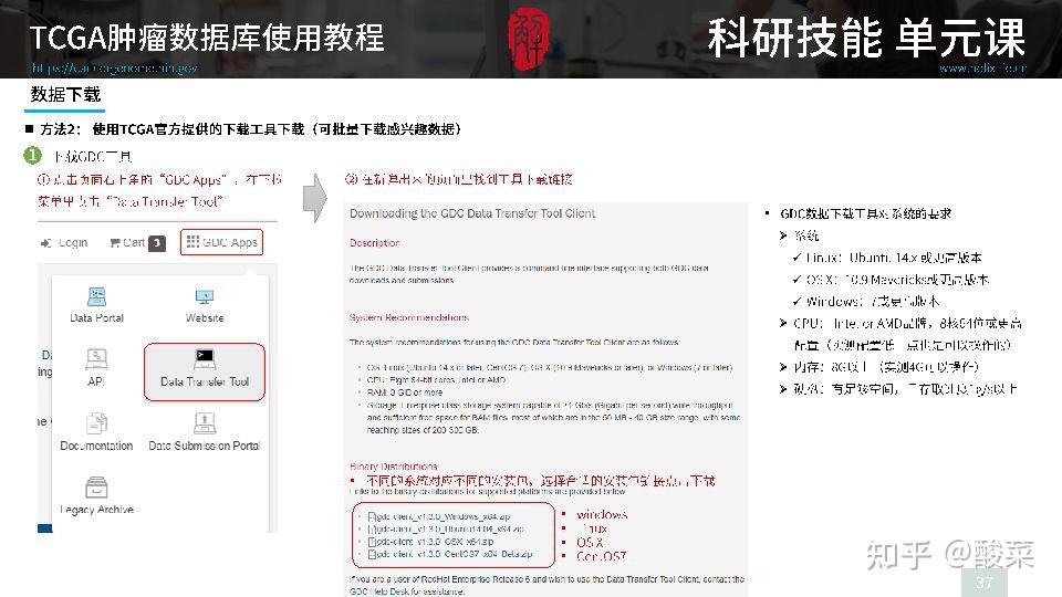 TCGA新版数据下载与整理教程来了！来抄作业！ - 知乎