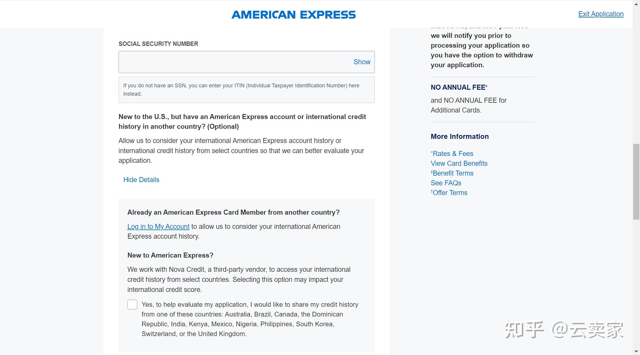2024如何用ITIN申请美国运通American Express的信用卡 - 知乎