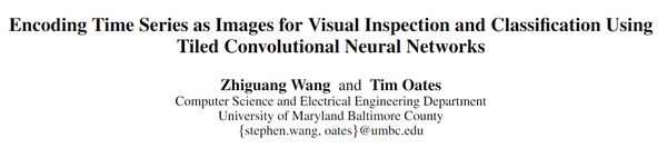 两篇时间序列转成图像的论文 - 知乎