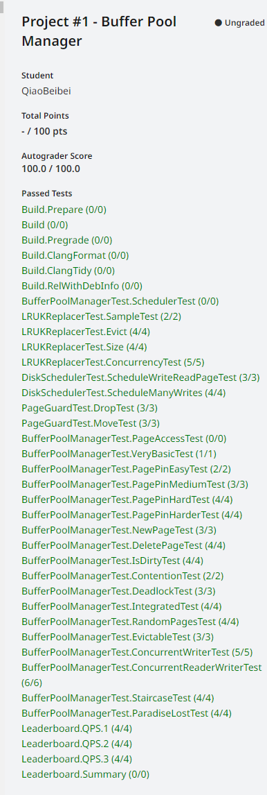 CMU-15445(5)——PROJECT#1-BufferPoolManager-Task#3 - 知乎