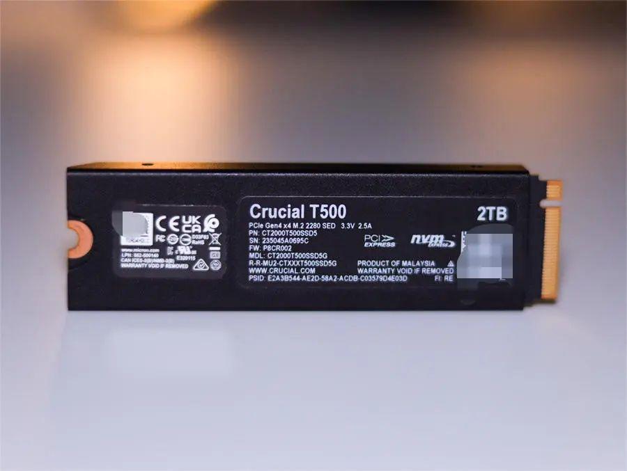 快到离谱， TLC颗粒， 英睿达Crucial T500 Pro固态硬盘爽到了我