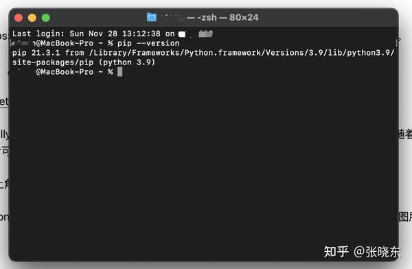 MacOS (11.5) 安装Python3 (3.9) 和 pip 教程 - 知乎
