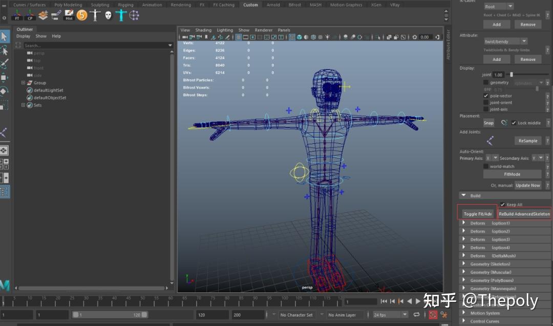 Advanced Skeleton绑定生成基础 - 知乎