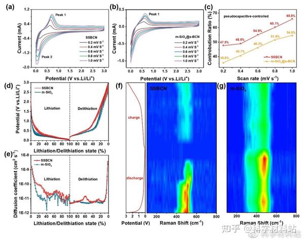 同济大学杨正龙教授课题组CEJ：无定形B、N共掺碳纳米管网络封装微米氧化亚硅用于高容量和长循环寿命的锂离子半/全电池 - 知乎