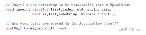 CS144 2023 Lab Checkpoint 1: stitching substrings into a byte stream - 知乎