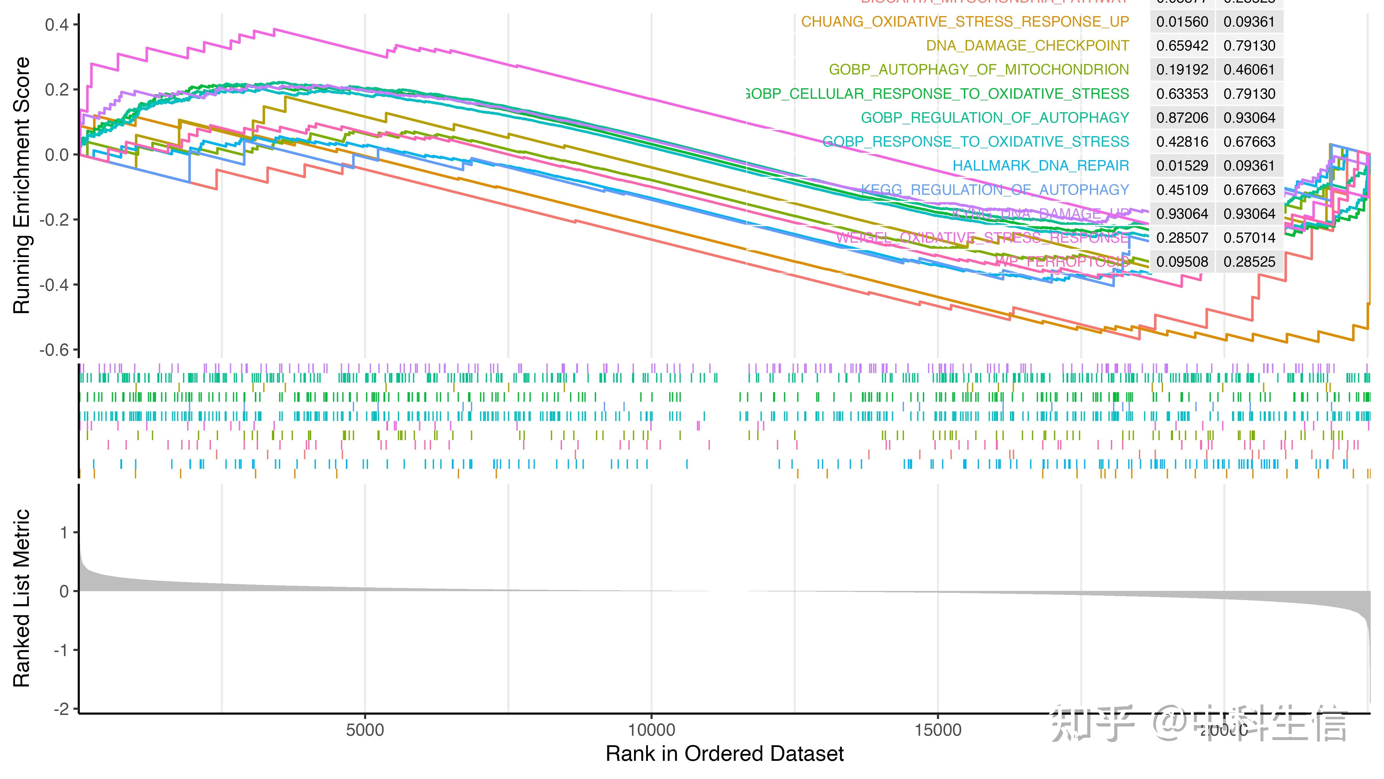 gseaplot3修改一下clusterProfiler默认绘图函数 - 知乎