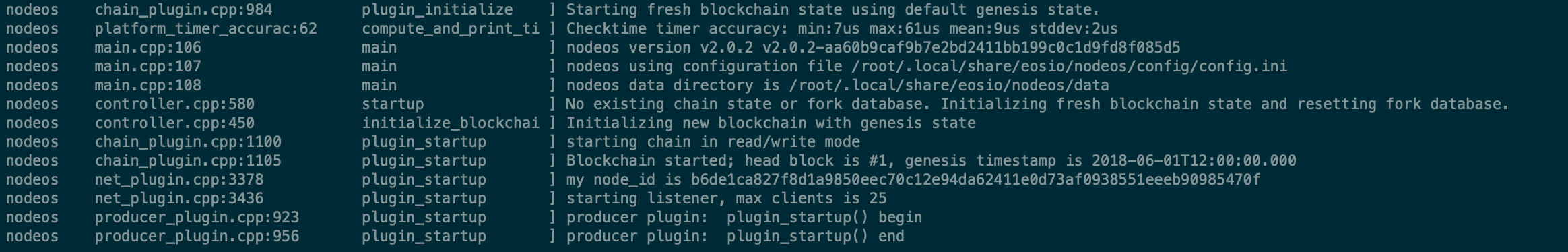 EOS基础全家桶（四）启动节点 - 知乎