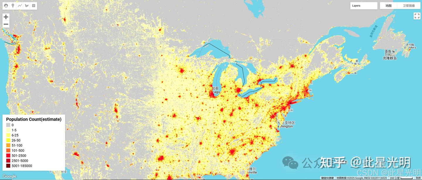 LandScan 数据集是一个全面的高分辨率全球人口分布数据集30 弧秒 - 知乎