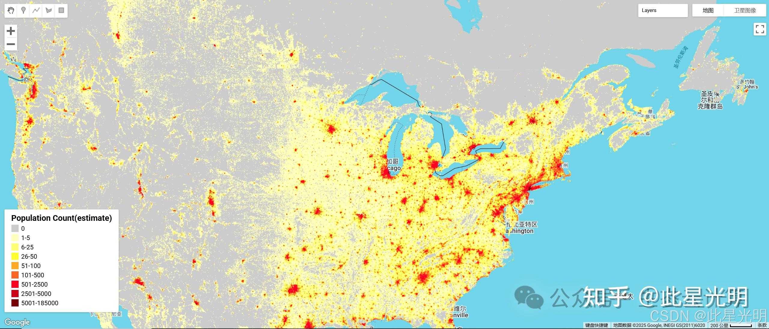 LandScan 数据集是一个全面的高分辨率全球人口分布数据集30 弧秒 - 知乎