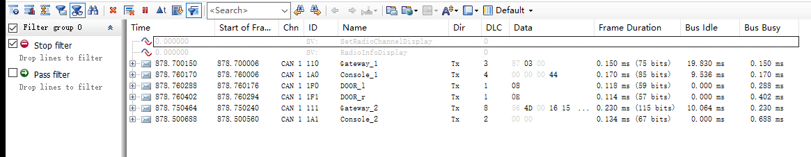CANoe教程 | 分析功能-Trace窗口 - 知乎