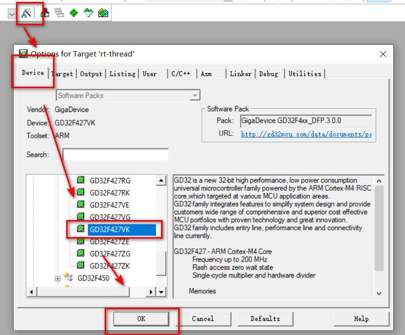 【GD32F427开发板试用】2. RT-Thread标准版移植 - 知乎