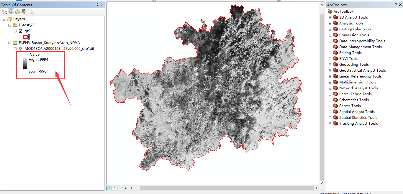 MODIS13Q1:Arcgis_NDVI处理流程 - 知乎