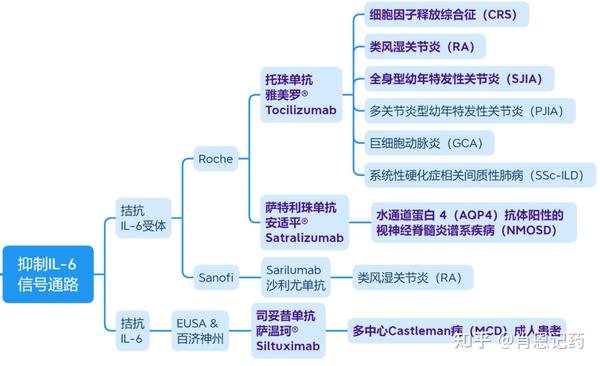 如何记住所有FDA批准生物药？| Sarilumab及沙利尤单抗 | 4款白介素6（IL-6）拮抗剂汇总 - 知乎