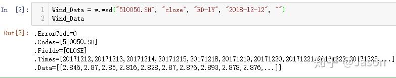 在Python中接入Wind数据 - 知乎