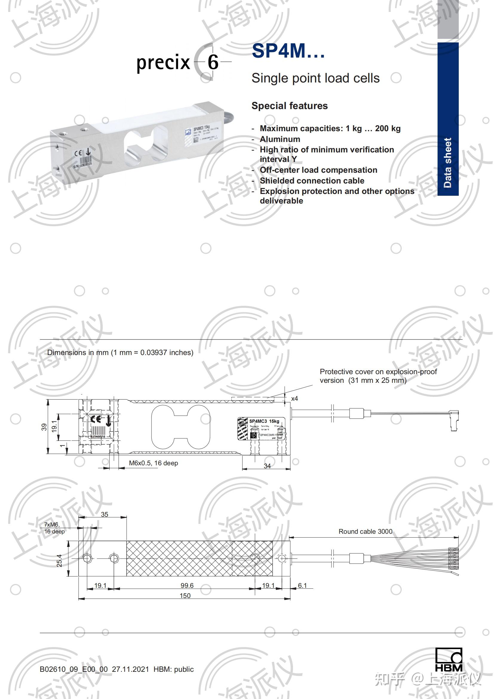 SP4MC3MR/50kg称重传感器技术选型参考 - 知乎