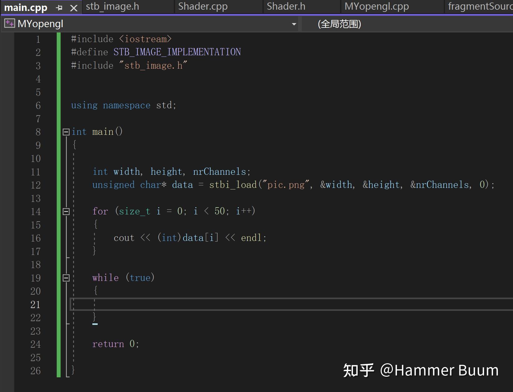 11>>opengl,,安装stb_image.h图片导入库 - 知乎