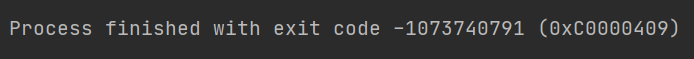 Bug解决：Process finished with exit code -1073740791 - 知乎
