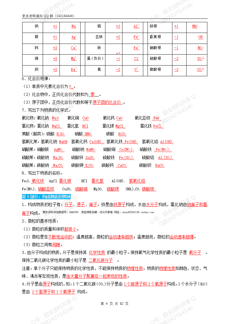 2025中考化学备考知识总结（通用版）（pdf分享） - 知乎