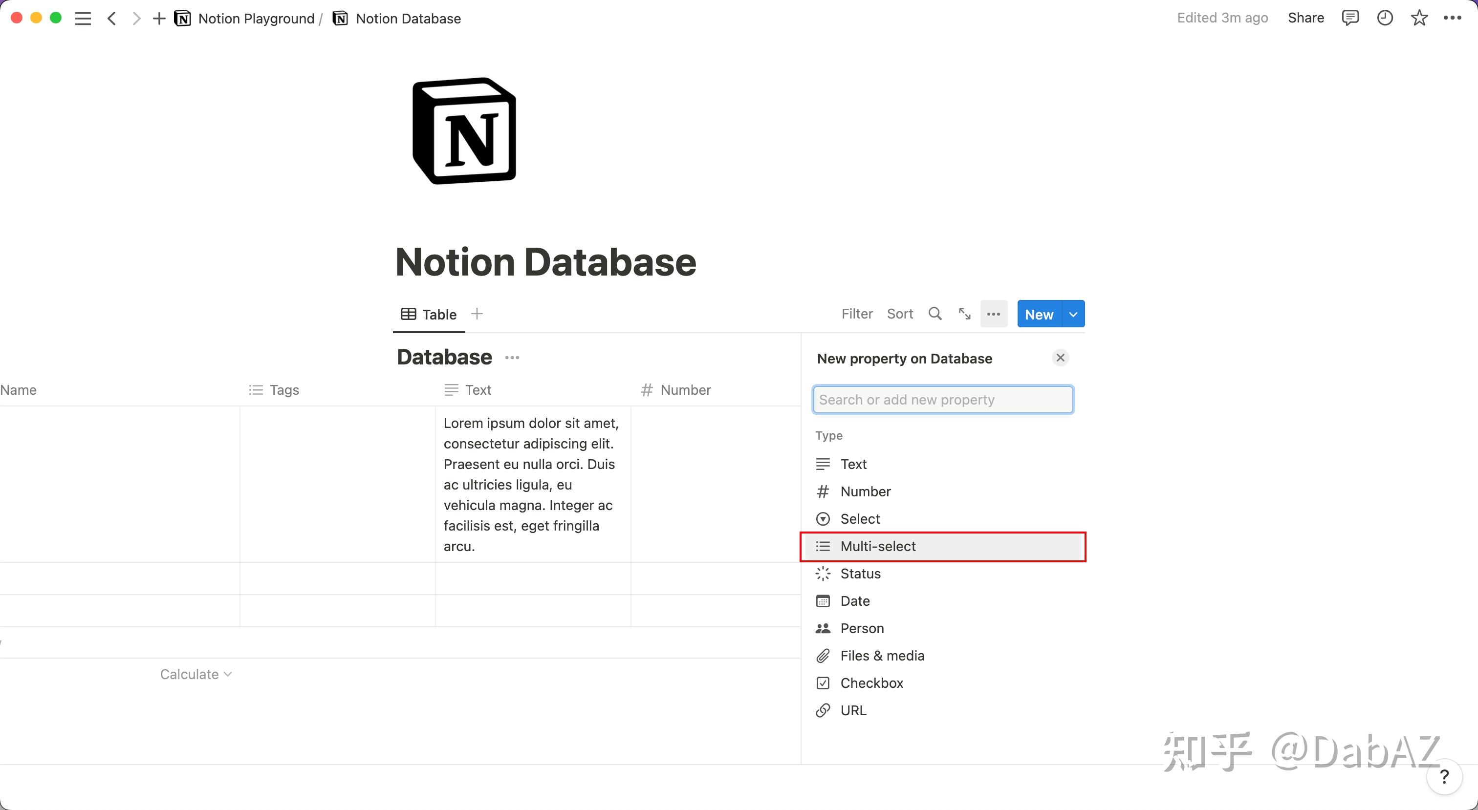 Notion Database（数据库）简明教程（第一部分） - 知乎