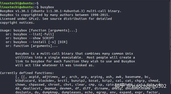 我不是网管 - Linux 上使用 BusyBox 实用工具 - 知乎