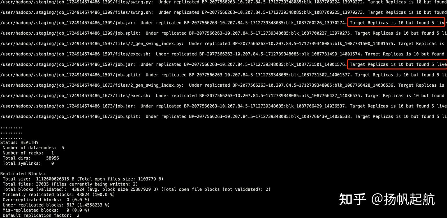 【HDFS】集群出现大量的Under Replicated Blocks - 知乎