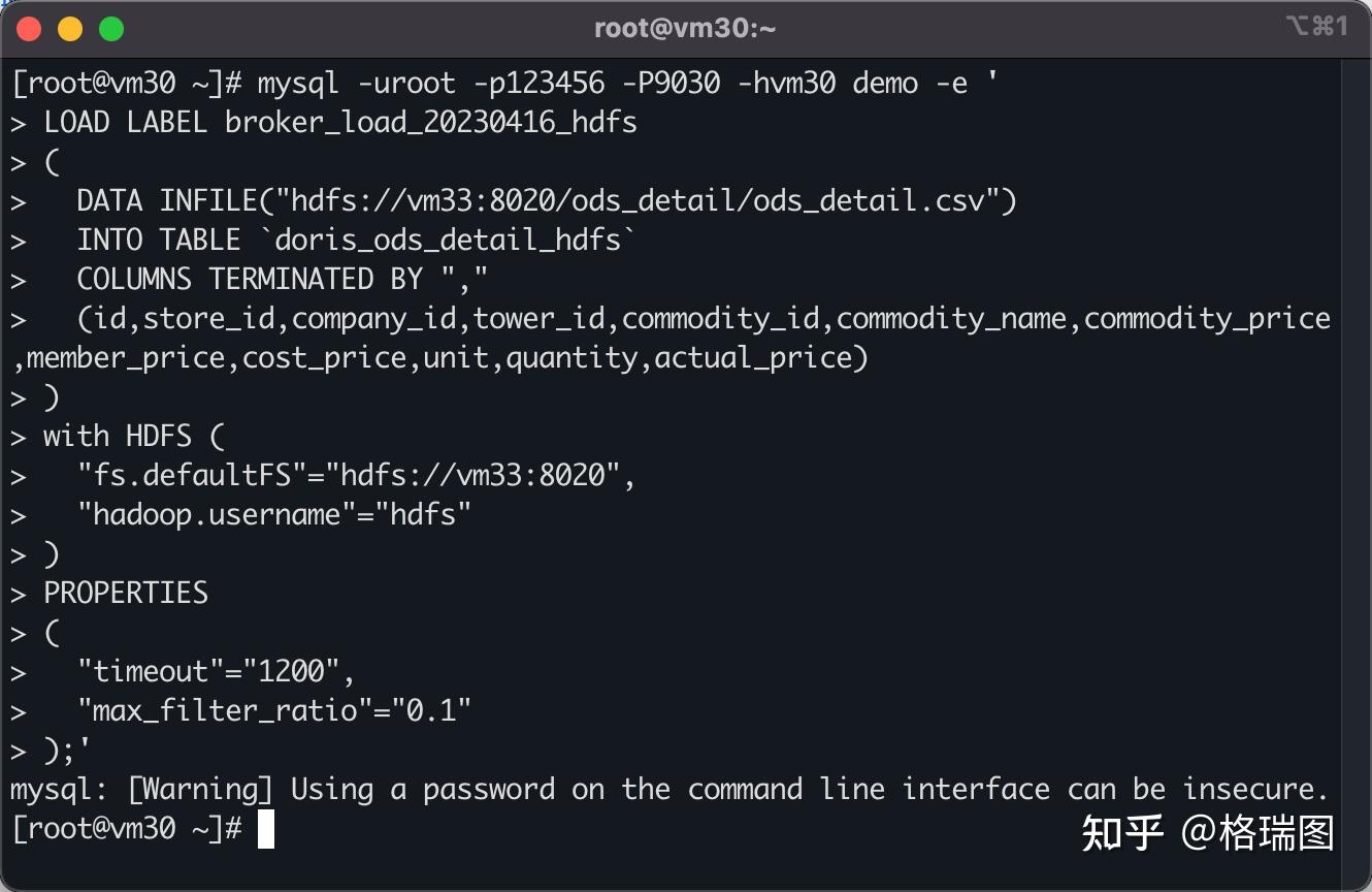 Apache Doris-0048-数据导入-16-代理加载-HDFS - 知乎