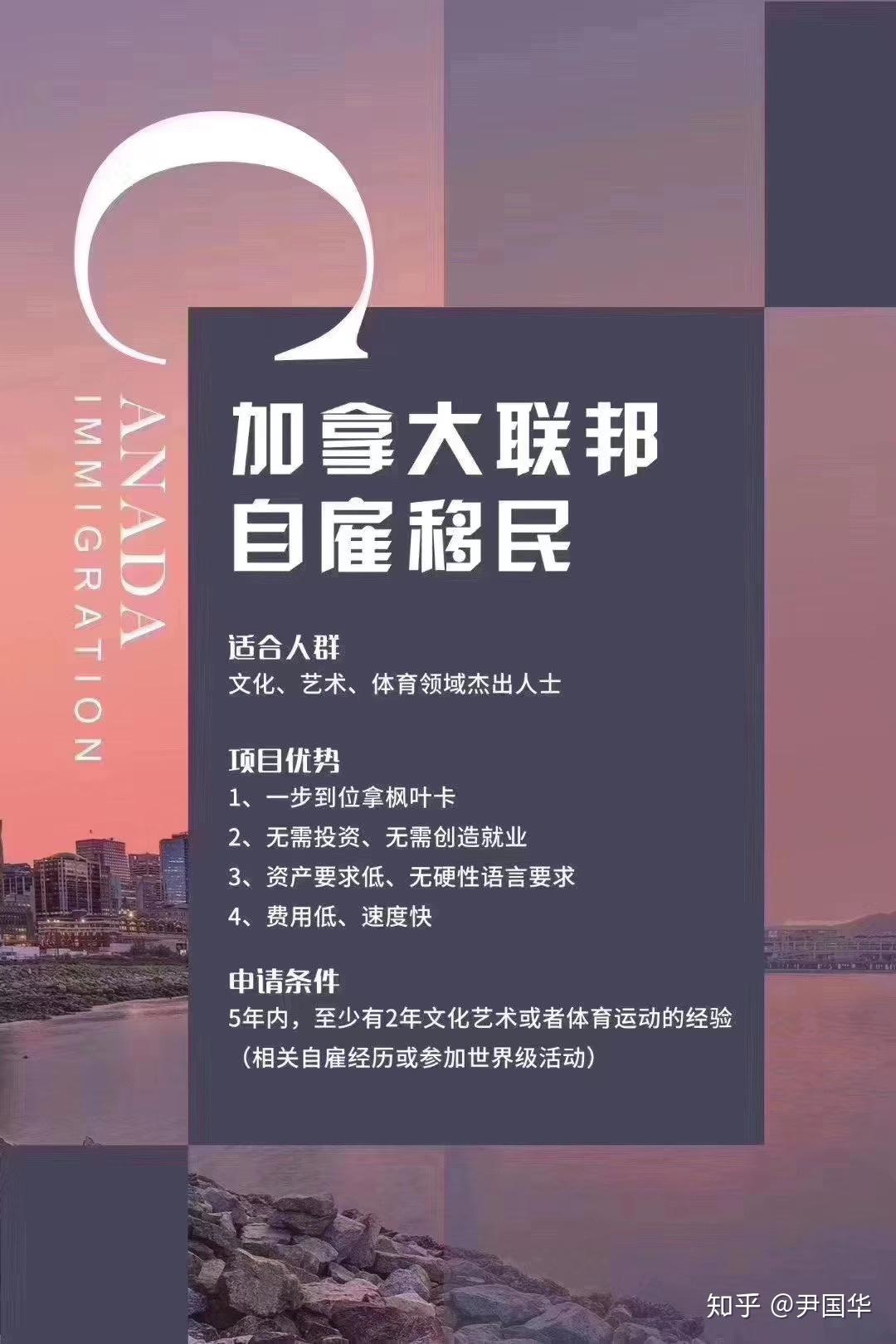 你所不了解的加拿大联邦自雇移民项目 知乎 6136