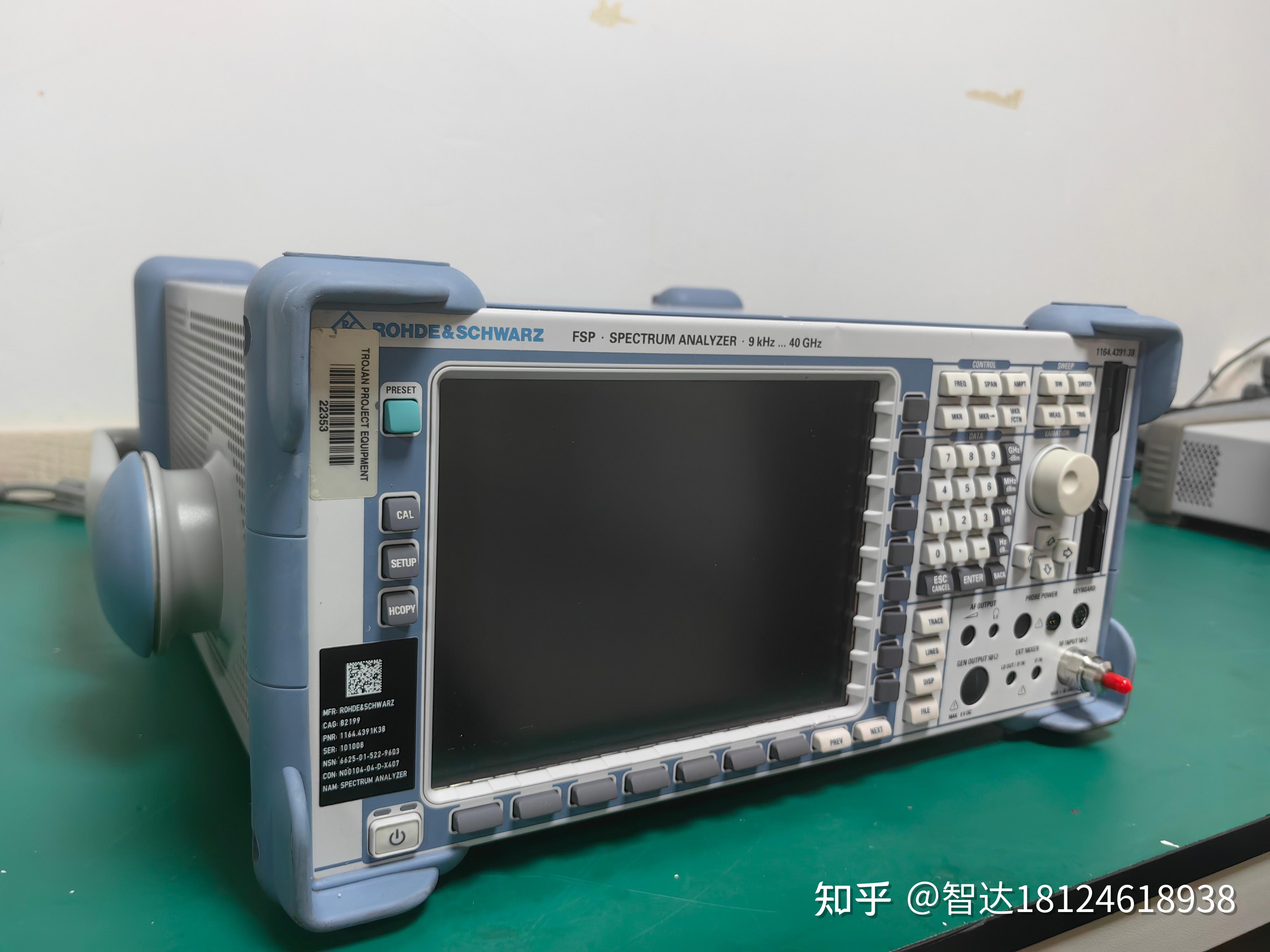 罗德与施瓦茨FSP40频谱分析仪 - 知乎