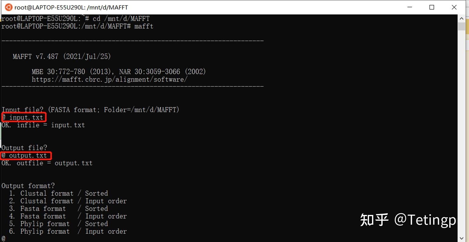 如何使用MAFFT v7.487进行多重序列比对（含windows系统安装步骤） - 知乎