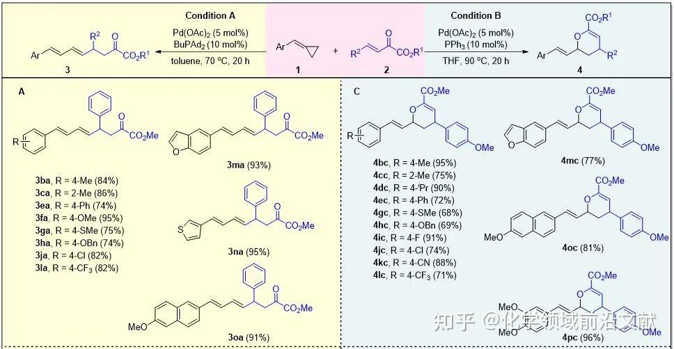五邑大学彭金宝课题组Org. Lett.：钯催化ACPs与β,γ-不饱和α-酮酸酯的亲核反应：配体调控的发散性合成 - 知乎