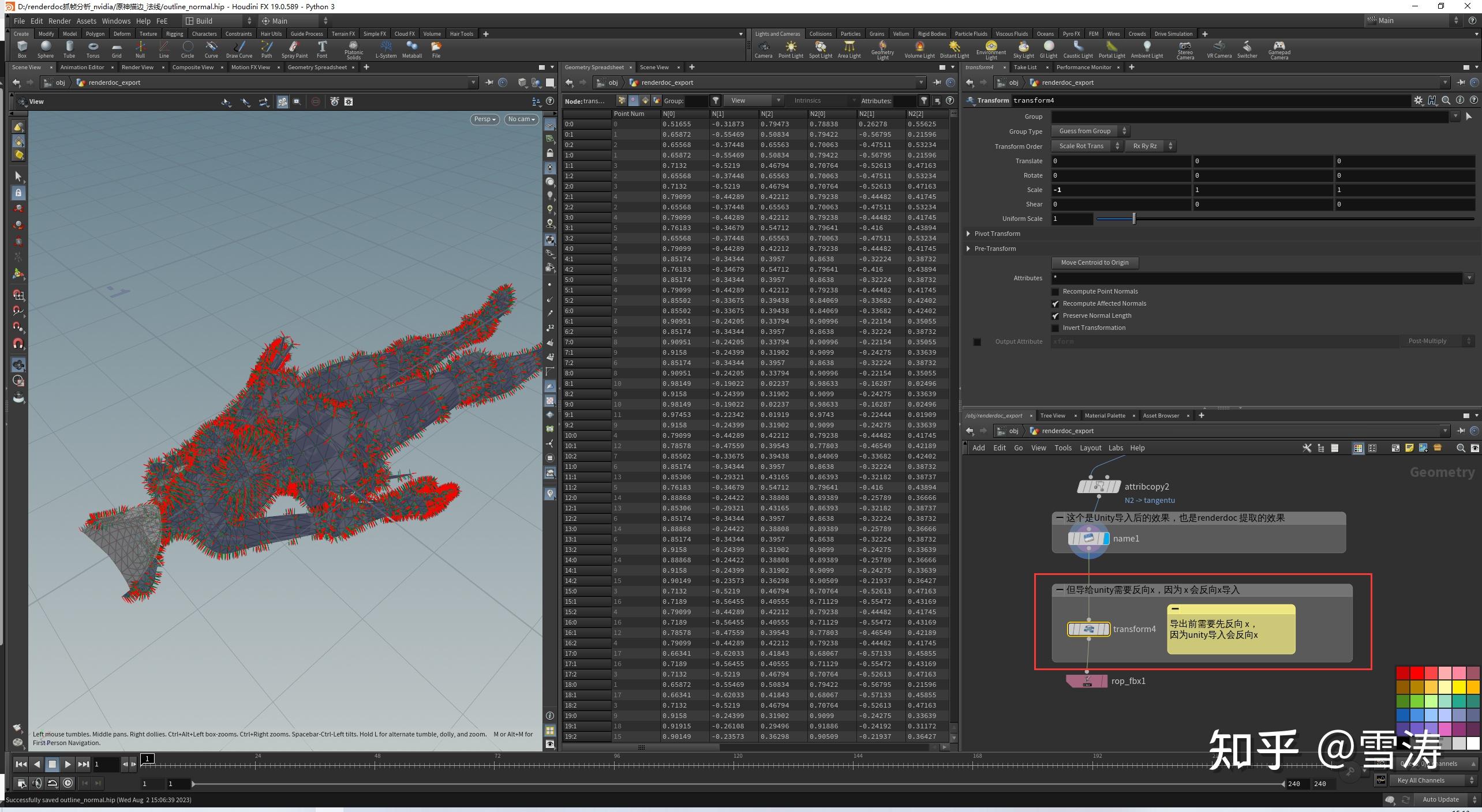 renderdoc 逆向反汇编 unity shader，变换矩阵MVP参数逆向提取说明，模型提取导入unity预处理说明 - 知乎