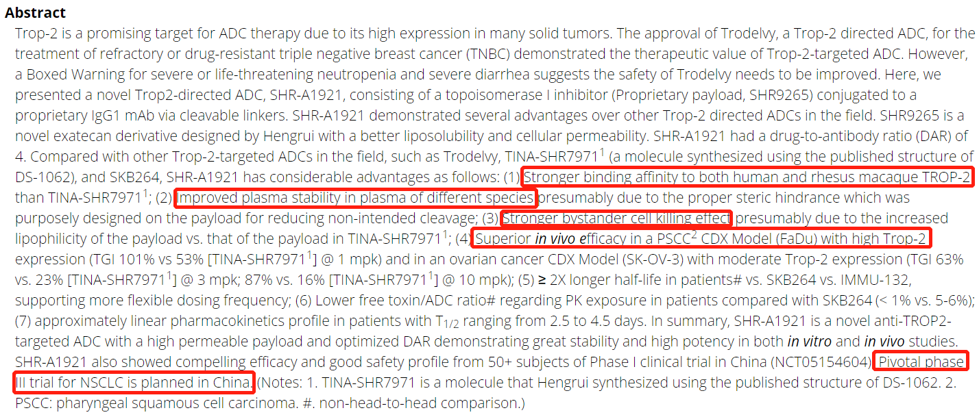 AACR2023| ADC药物及可用临床前动物模型 - 知乎